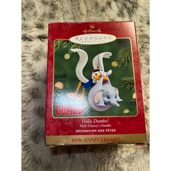 Hallmark | Holiday | Hallmark Keepsake Ornament Hello Dumbo 6th ...
